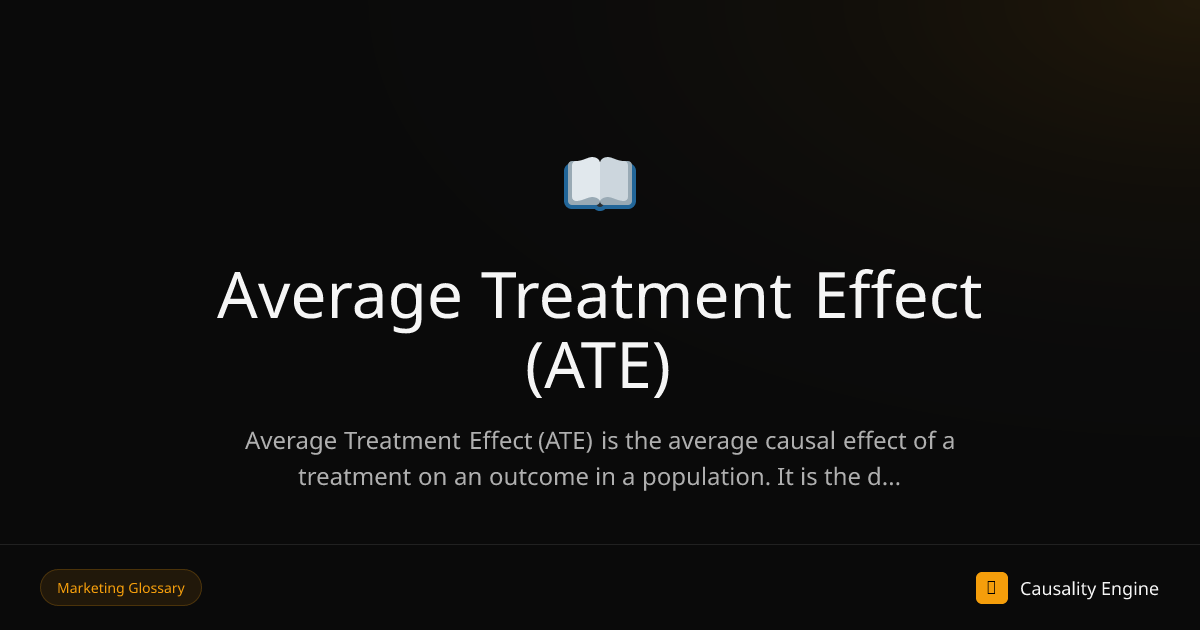 Average Treatment Effect (ATE): Definition, Examples & Best Practices ...